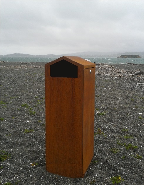Ezeco Ltd - Dog Poo Only Bin - Corten Dog Poo Bin, Dog friendly rubbish ...