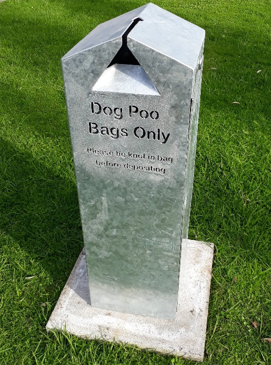 Ezeco Ltd - Dog Poo Only Bin - Corten Dog Poo Bin, Dog friendly rubbish ...